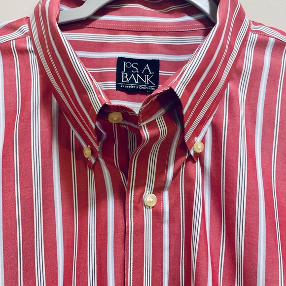 Jos A Bank | Shirts | Jos A Bank Mens Long Sleeve Stripped Shirt | Poshmark